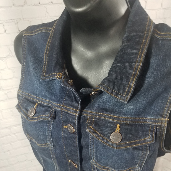 Wax Jean | Jackets & Coats | Denim Wax Armless Jeans Jacket | Poshmark